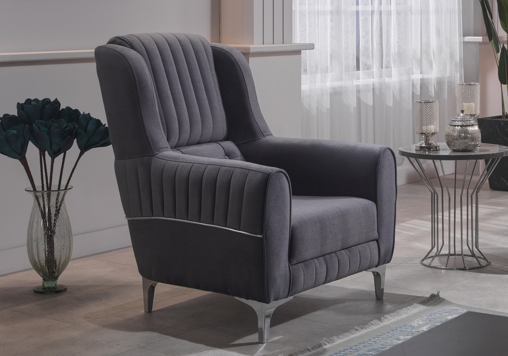 ASYA DELUXE Modern Gri Kanepe Takımı: Konfor ve Şıklığı – KELEKCI